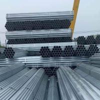 China Hot Dipped Galvanized Round Steel Pipe Pre GI Steel Pipe Welded Galvanised Coating Metal Tube For Scaffolding Structural for sale