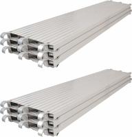 China Corrosion Resistant Aluminium Scaffolding Plank For Support Construction for sale