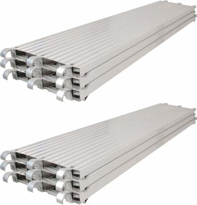 China Construction 6061 Andamio Aluminum 240mm Scaffolding Board Metal Hook Plank for sale
