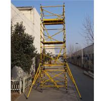 China Scafold / Ladder Frame Aluminium Scaffolding Ladder Mobile for sale