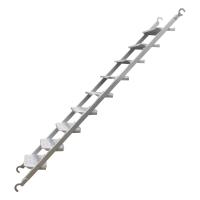China 2026 Aluminium Scaffold Scaffolding Stair Ladder 2.4m/3m/3.6m/4.2m/4.8m/6m Scaffolding Straight Step Aluminium Single Ladder for sale