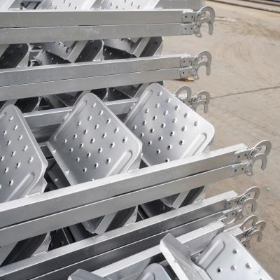 China 2026 Aluminium Scaffold Scaffolding Stair Ladder 2.4m/3m/3.6m/4.2m/4.8m/6m Scaffolding Straight Step Aluminium Single Ladder for sale