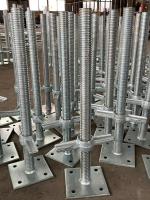 China Electro Galvanized Base Jack Scaffolding Acrow Plate The Perfect Support for Construction for sale