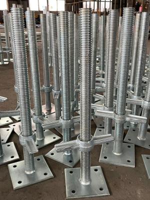 China Electro Galvanized Base Jack Scaffolding Acrow Plate The Perfect Support for Construction for sale