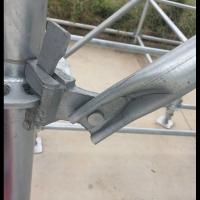China Q235/Q355 Material Scaffold Layher Hot Dipped Galvanized Ringlock Standard Scaffolding System for sale