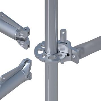 China Hot Dip Galvanized Ringlock System Scaffolding For Industrial Architecture Design for sale