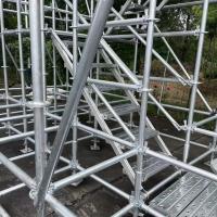 China Hot Dip Galvanized Ringlock System Scaffolding For Industrial Architecture Design for sale