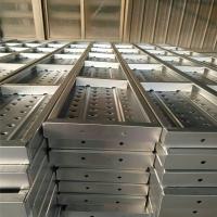 China Customized Length Steel Scaffolding Plank With Galvanized Surface Finish for sale
