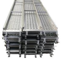 China Corrosion Resistant Steel Scaffolding Plank Customizable Length for Construction Projects for sale