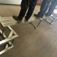 China Perforated Construction Steel Plank Customized Galvanized Scaffolding Board Bs1139 Approval for sale