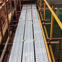 China 2026 Galvanized Scaffold Platform Durable Steel Plank Q235 Metal Board for sale