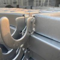 China Construction Galvanized Scaffolding Boards Walking Platform Q195 Metal Deck Steel Plank for sale