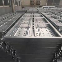 China Construction Galvanized Scaffolding Boards Walking Platform Q195 Metal Deck Steel Plank for sale