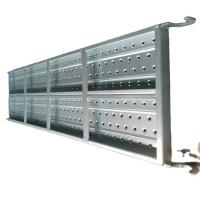 China Easy Scaffolding BS1139 Europe American Galvanized Walk Board With Hook Metal Steel Deck Planks for sale