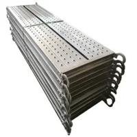 China Easy Scaffolding BS1139 Europe American Galvanized Walk Board With Hook Metal Steel Deck Planks for sale