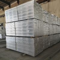 China Strong Galvanized Scaffolding Steel Plank Without Hooks BS1139 Standard OEM/ODM Factory Catwalk for sale
