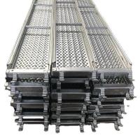 China Galvanzied Scaffold Stage Boards Secure Steel Planks With Hooks Scaffolding Deck Platform for sale
