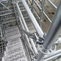 China Galvanzied Scaffold Stage Boards Secure Steel Planks With Hooks Scaffolding Deck Platform for sale