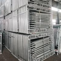 China Blue Metal Construction Materials High Flexibility Mason Step Frame Scaffolding Staging for Indoor/Outdoor Construction for sale