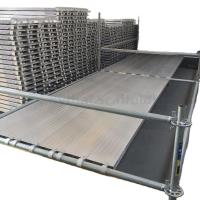 China Durable OEM Full Aluminum Quality Scaffolding Planks With Hook for sale