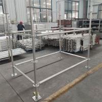 China Easy Assembly Light Weight Aluminum Ringlock System Scaffolding for sale