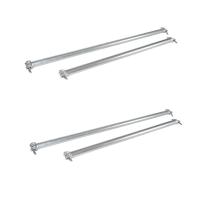 China 3M Q355 Q235 Ringlock Ledger 48.3*3.2mm Hot-dip Galvanized with Ledger Length 2.5m for sale