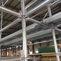 China Commercial Ringlock System Scaffolding Steel Q355 3.2MM Thickness Hot Dip Galvanized for sale
