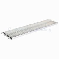 China 6061 6082 Metal Scaffolding Board Aluminum Plank Durable and Anti-Slip for South America for sale