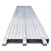 China 6061 6082 Metal Scaffolding Board Aluminum Plank Durable and Anti-Slip for South America for sale