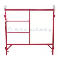 China Buy Andamio Q195 SNAP LOCK Durability Powder Coated Modular Mason H Frame for sale
