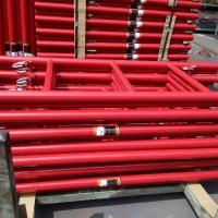 China Chinese Wholesale Q235 DROP LOCK Powder Coated America Ladder Frame System for sale