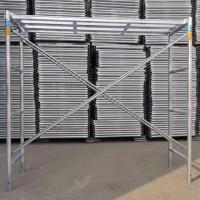 China China Scaffolding Manufacturers CANADA LOCK Q235 Hot Dip Galvanized Ladder Frame for sale