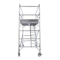 China Andamio Factory Q195 BJLOCK Corrosion-Resistant Powder Coated America Frame System for sale