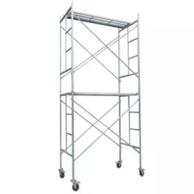 China Pre-galvanized Walk Thru Frame Scaffold with Gravity Lock for High Rise Projects for sale