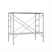 China Pre-galvanized Walk Thru Frame Scaffold with Gravity Lock for High Rise Projects for sale