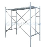China Painted Q235 Full Set Mason Frame Steel Scaffold with Gravity Lock OEM Service for sale