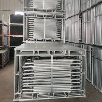 China Customized Steel Galvanized H Frame Scaffolding Andamios Safety Layher In China for sale