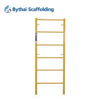 China Safety Pre-Galvanized Ladder Frame Scaffolding From Meets Certification Standards for sale