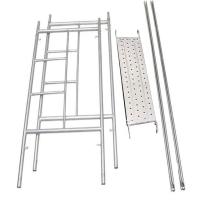 China Easy Assemble EN12810 Walk Through Frame Scaffolding Various Sizes to South America for sale