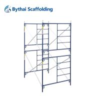 China Convenient Snap-On Lock OEM Steel H Frame Scaffolding With High Flexibility Screw Jack Component for sale