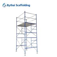 China Convenient Snap-On Lock OEM Steel H Frame Scaffolding With High Flexibility Screw Jack Component for sale