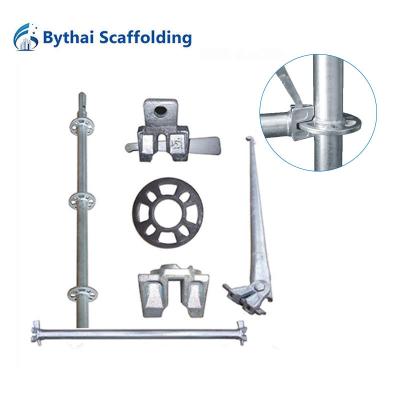 China Strength Hot-dip Galvanized Ring Lock System Scaffolding For Oil & Gas Project for sale