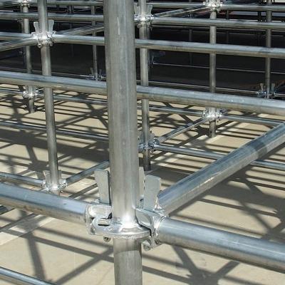 China Customized 48.3mm Ringlock System Scaffold Durable for Bridge Construction for sale