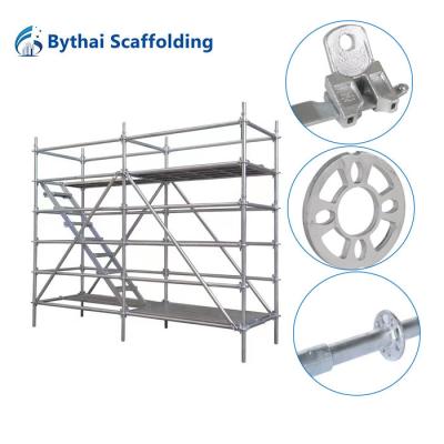 China Painted 48.3mm 1.5m Allround Layher Pole Rosette Scaffolding Tower Parts From China for sale