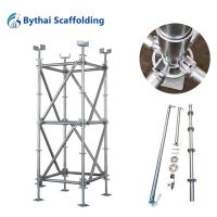 China Galvanized Q355 2m EN12811 Certified Layher Ringlock Scaffolding Manufacturer for sale
