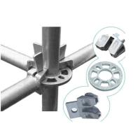 China Galvanized Q355 2m EN12811 Certified Layher Ringlock Scaffolding Manufacturer for sale