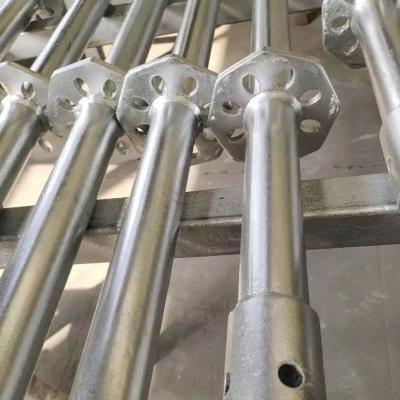 China Hot-Dip Galvanized Q355 1.5m Baker Layher Scaffold Components Max Height 30m for sale