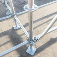 China Ringlock System Staging Scaffolding Painted Q235 Steel 2m EN12811 Standard for sale