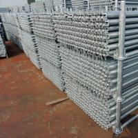 China Fabricated Galvanized Q355 0.5-3m Scaffolding Vertical Pole Ringlock Standard for sale
