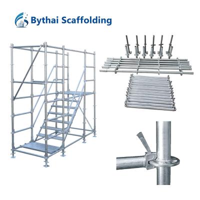 China Versatile and Fabricated Ringlock System Scaffolding with Q355 Steel Vertical Pole for sale